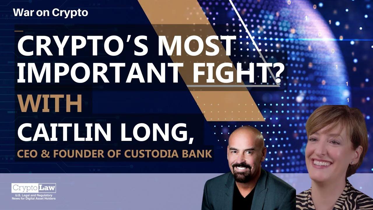 Crypto's Most Important Fight?