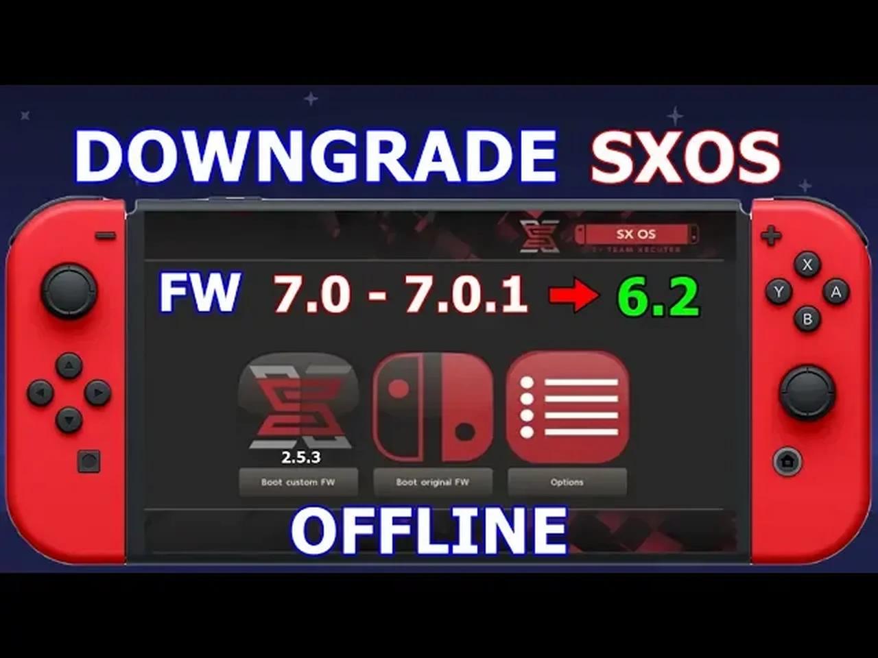 DOWNGRADE NINTENDO SWITCH - SX OS 7.0 - 7.0.1 PARA 6.2 OFFLINE E EMUNAND - TUTORIAL