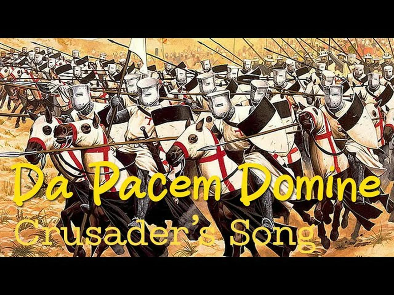 DA PACEM DOMINE | Crusader's Chant in Gregorian Style Music