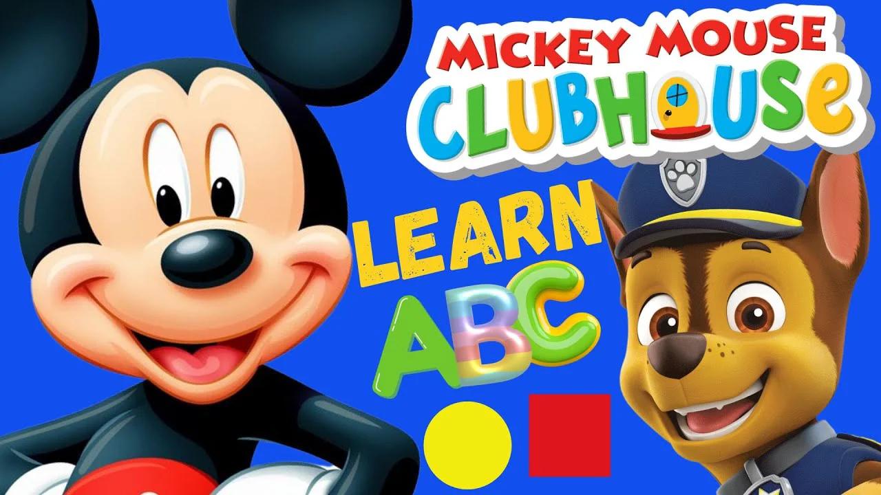 Mickey Mouse Club House & Paw Patrol: Learn Numbers, Colors, Shapes ...