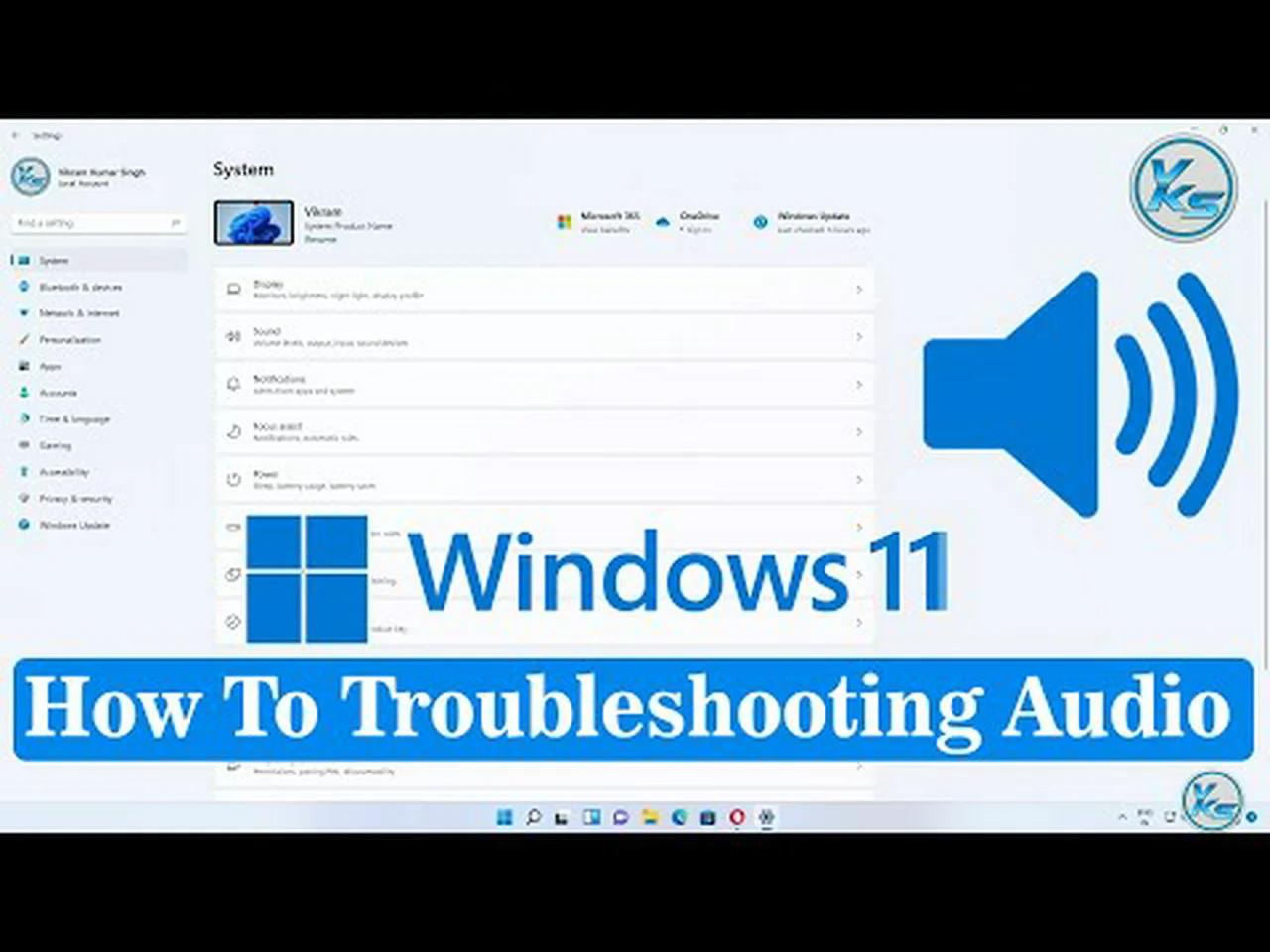 How To Troubleshooting Windows 11 Audio