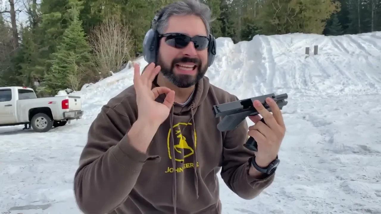 Carbon Fiber Nylon 3D Printed Lil Chungus G19! Shots Fired!