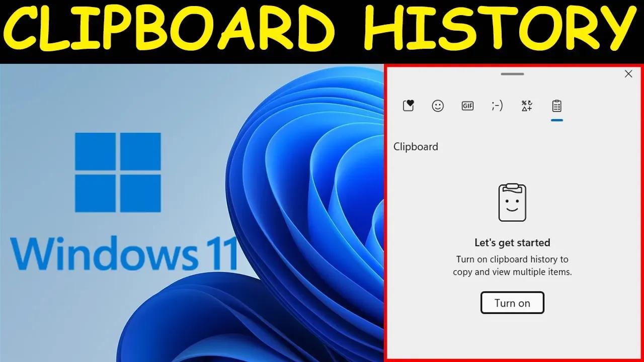 Windows 11 Enable Disable Clipboard History