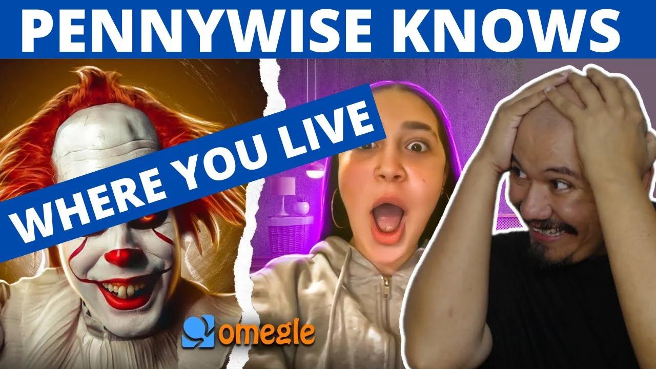 Pennywise knows where you live Omegle | Maxamili Reaction