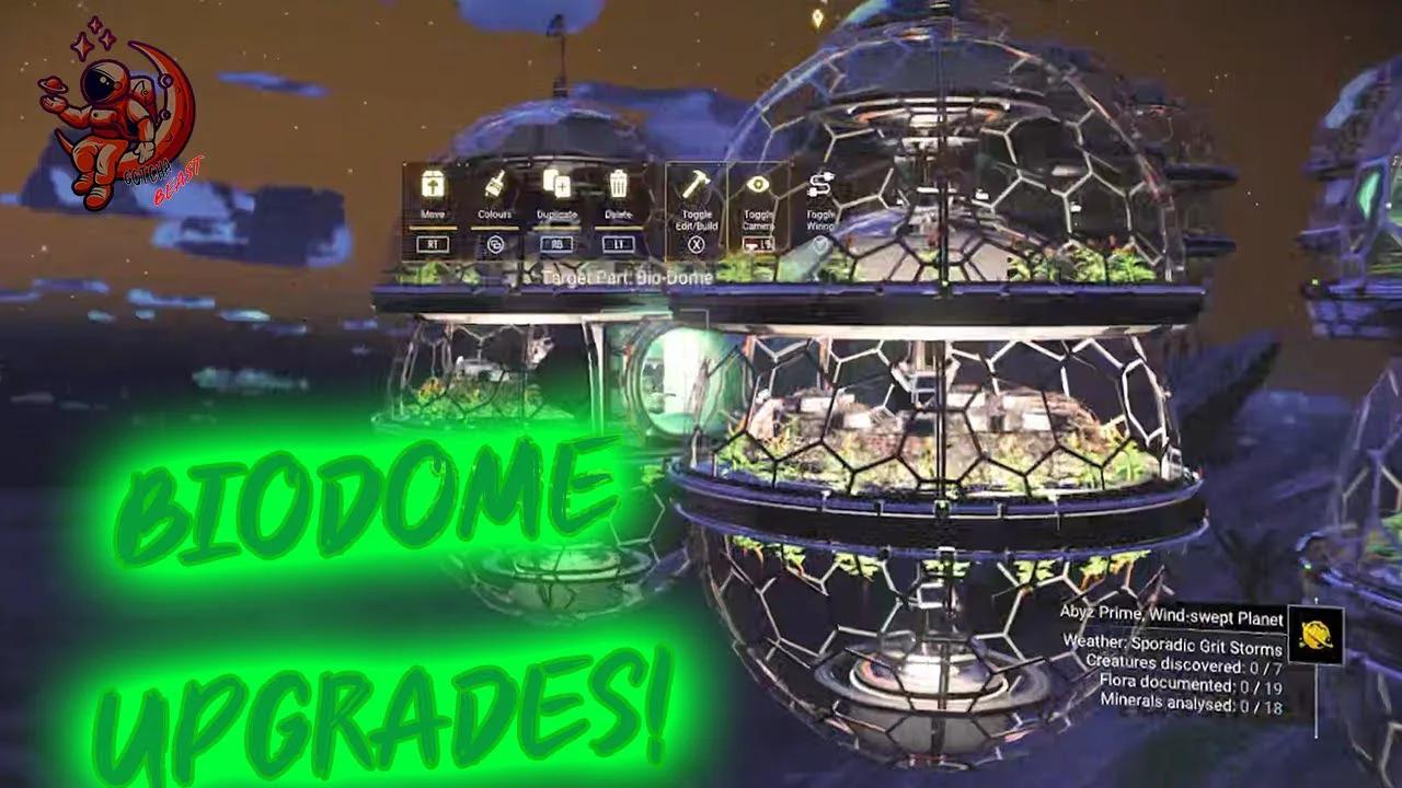 How to Increase Capacity of Biodomes! Upgrading Soaring Orb Greens Nip NIp Farm No Man's Sky