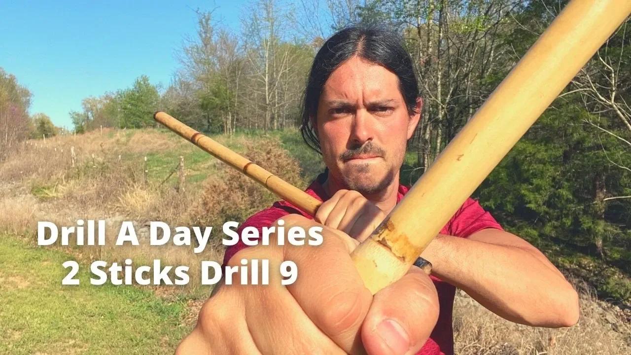 Drill A Day Kali Training Series - Double Sticks Drill 9 | Filipino ...