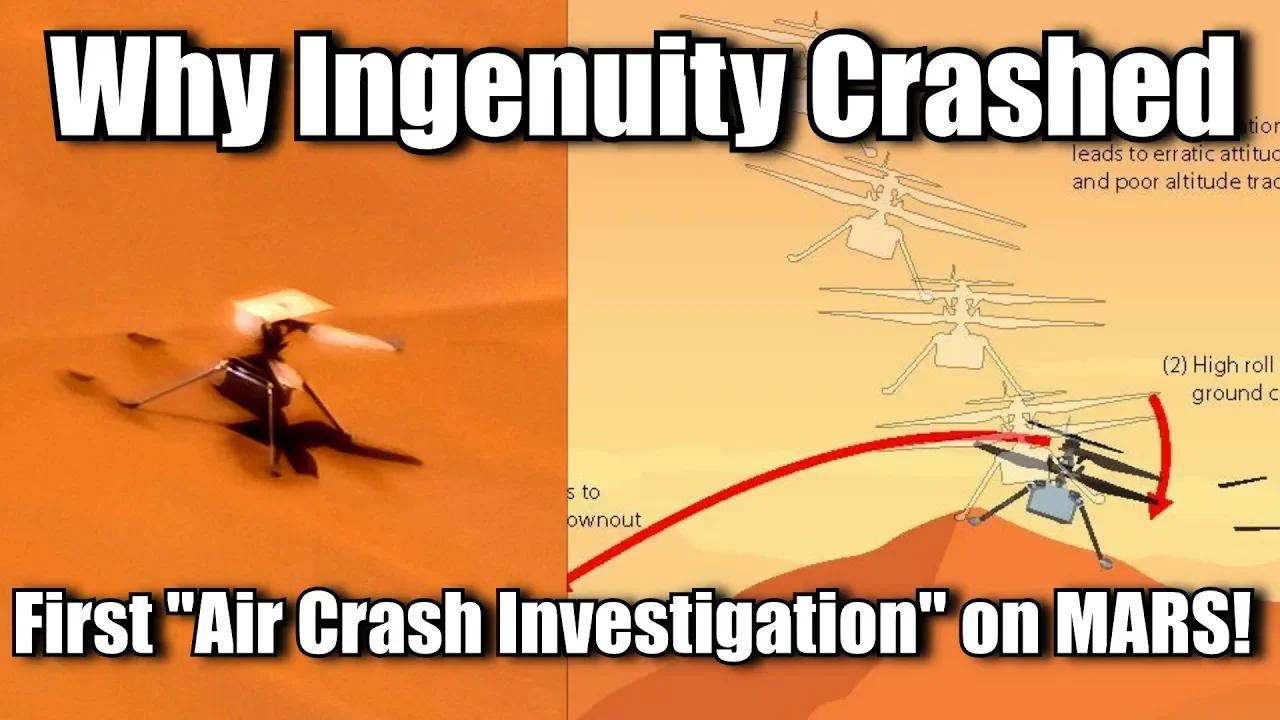 NASA Reveals Why The Mars Helicopter Crashed - The First Air Crash ...