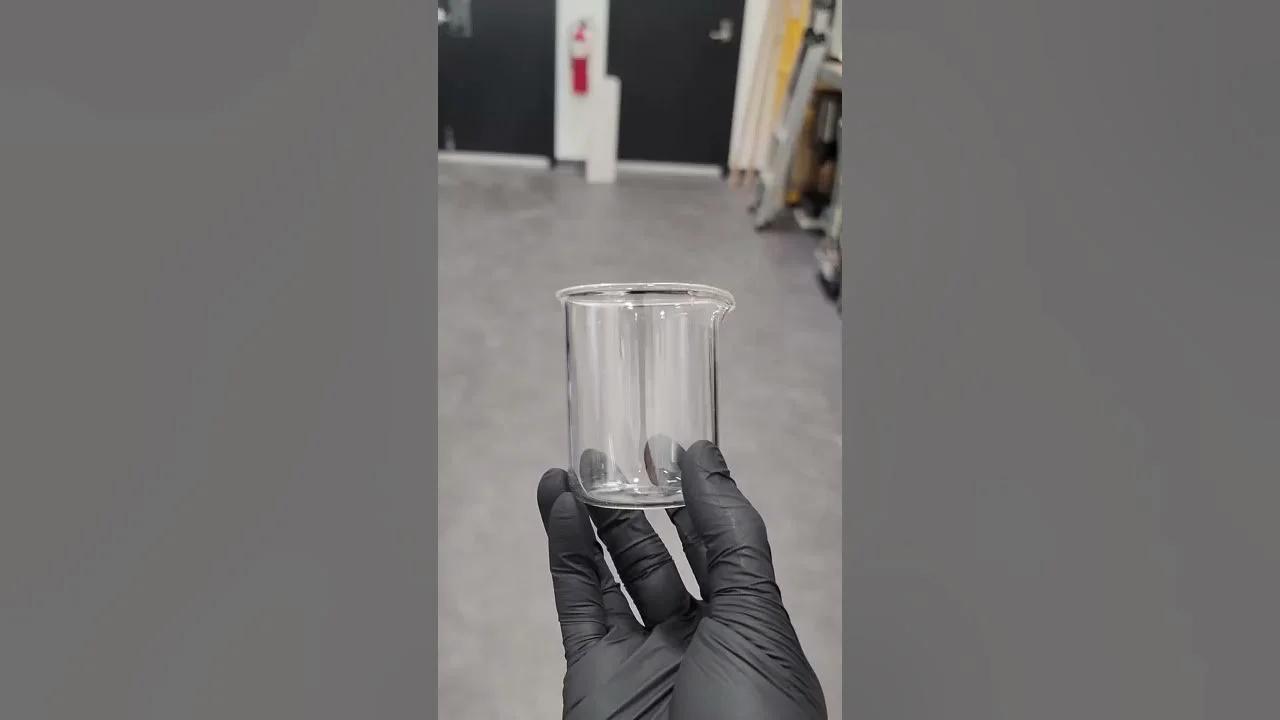 Watch this beaker disappear