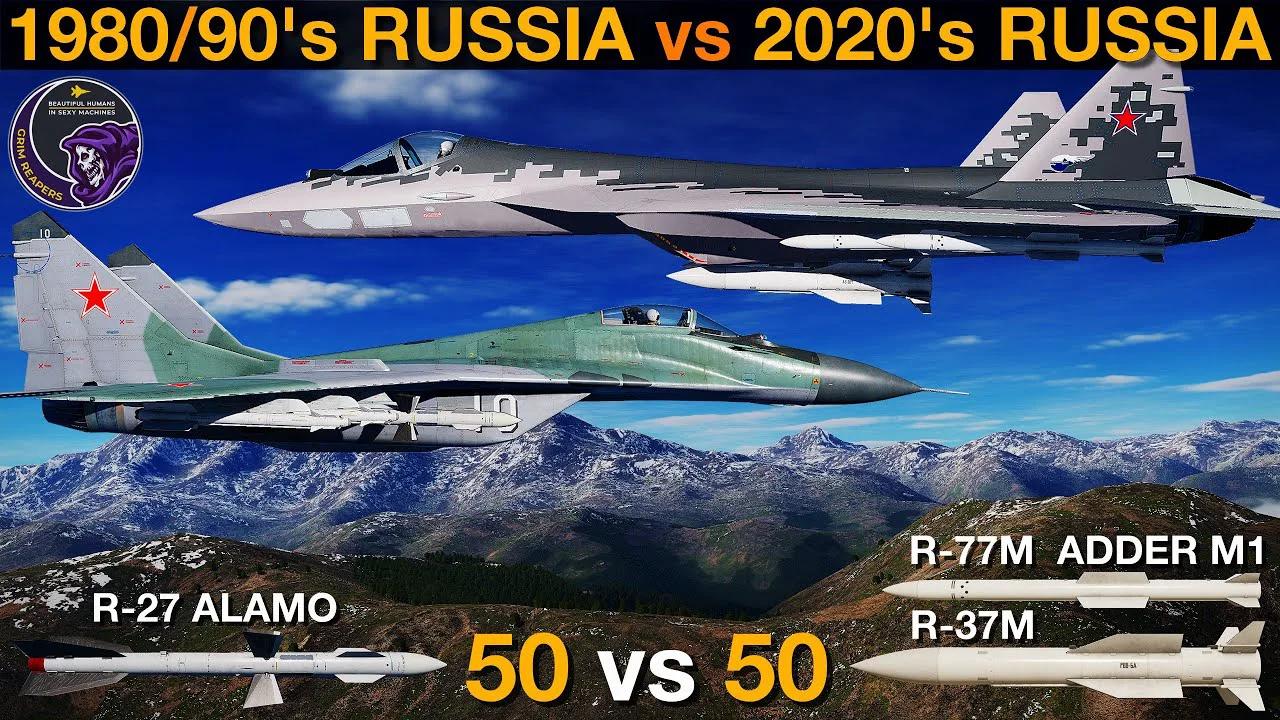1980/90's Russian Air Wing vs 2020's Russian Air Wing (WarGames 131) | DCS
