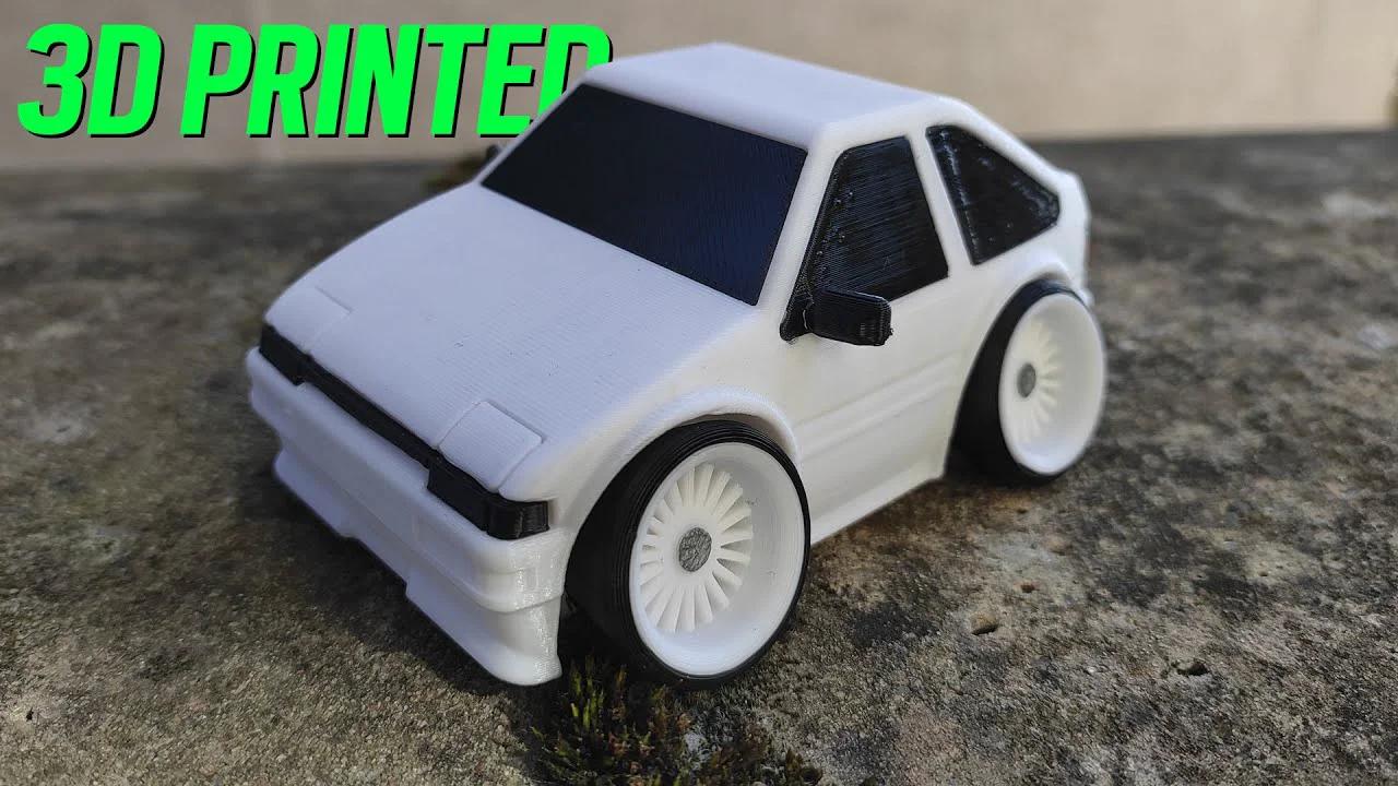 Tooned Toyota - 3D Printed - Print Ideas - Best Free 3D Models