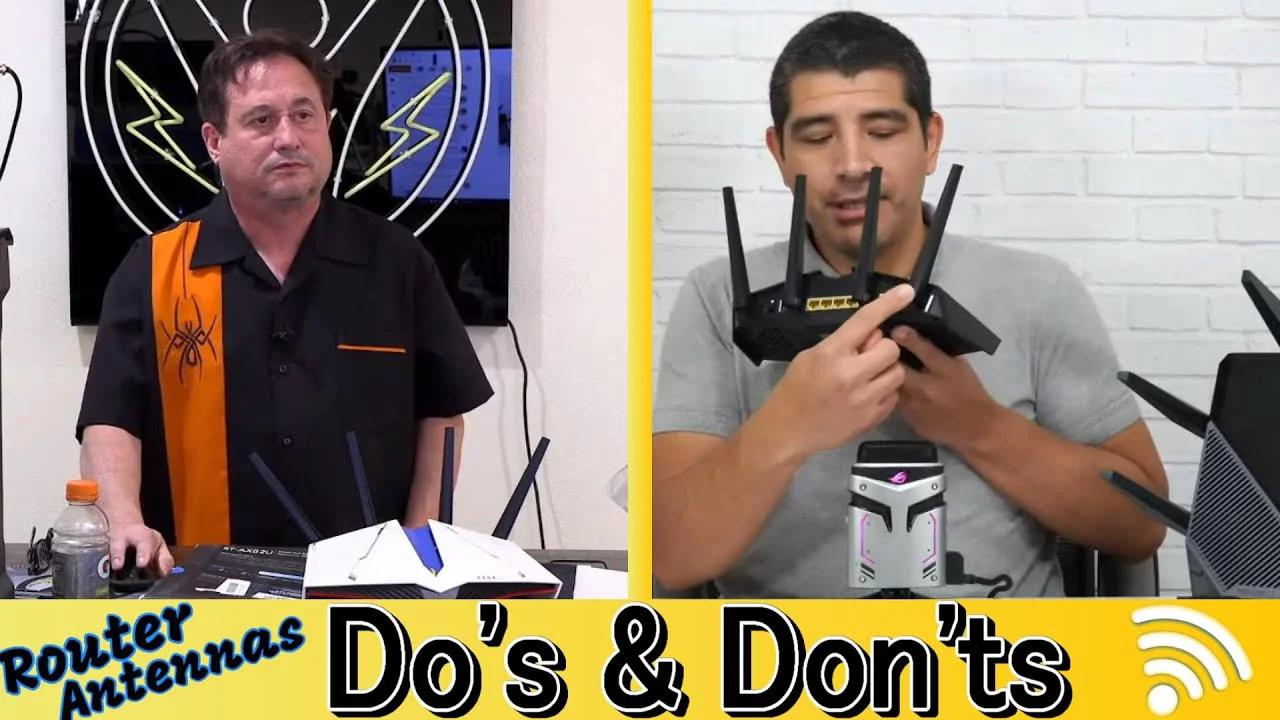 How should you adjust the antennas on your router for the best WiFi ...