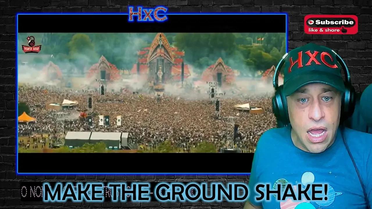 Defqon.1 - Earthquake | Crowd Control - Left To Right Reaction!