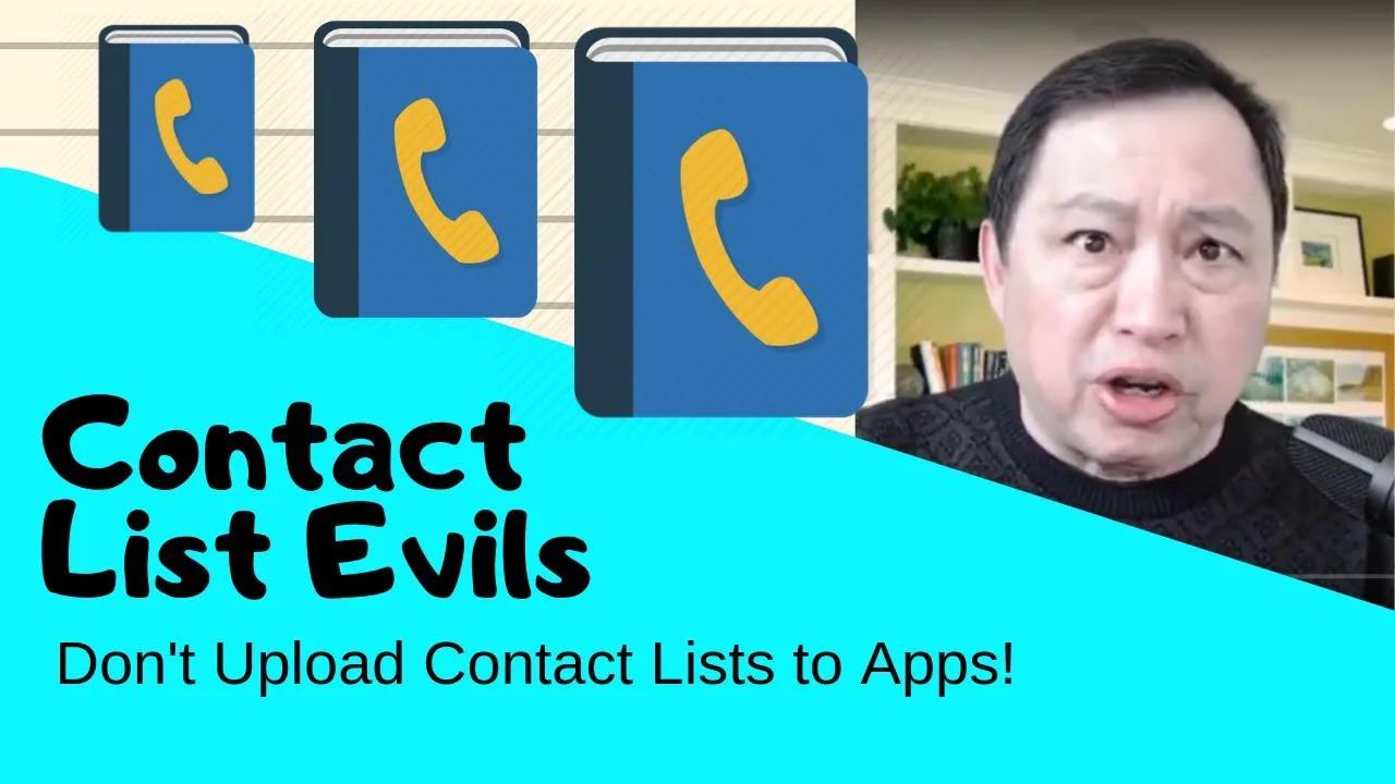 Why Importing Contact Lists to Apps is Dangerous to Your Internet Privacy and Security