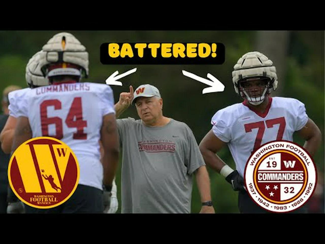 Washington Commanders Are Banged Up On The Offensive Line!