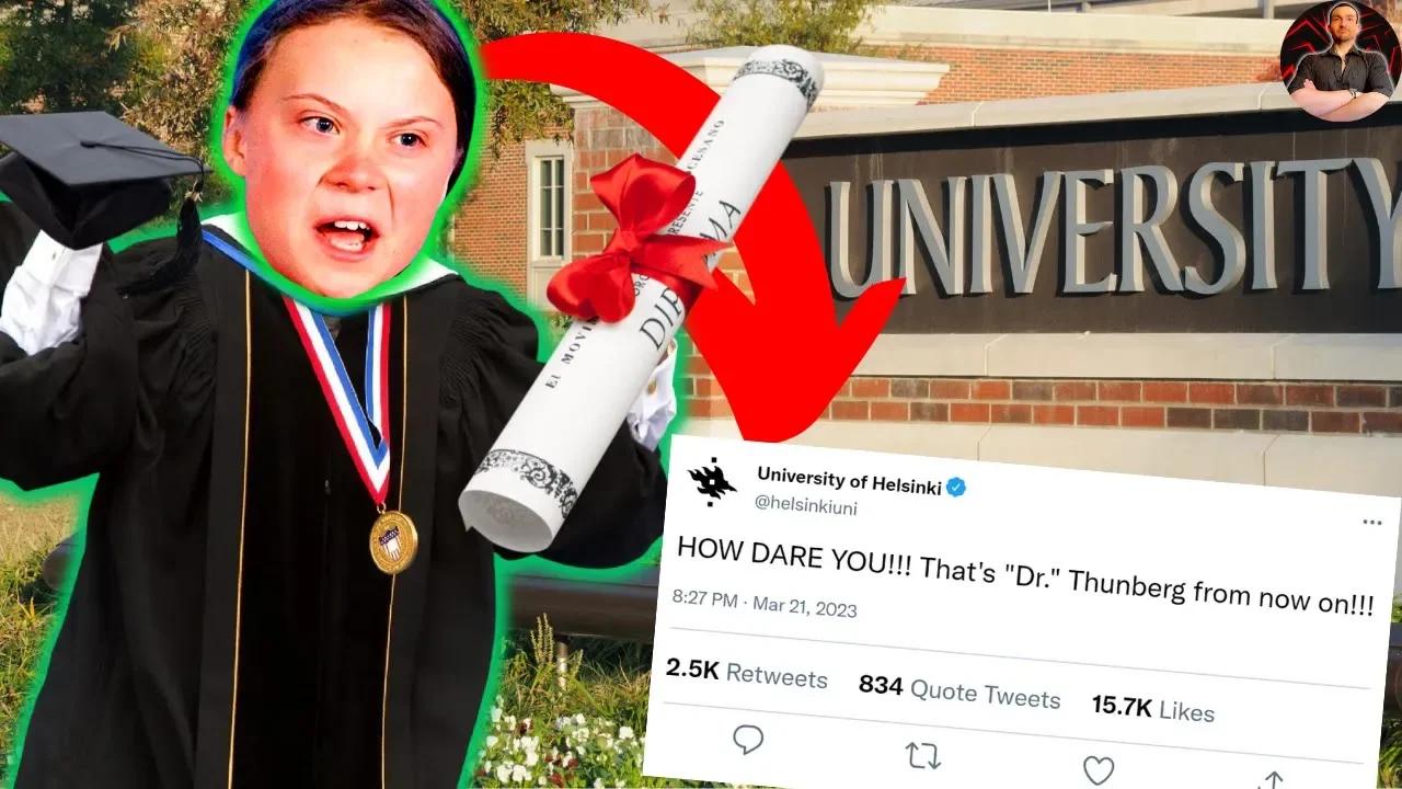"Doctor" Greta Thunberg Receiving Honorary Doctorate From University of ...