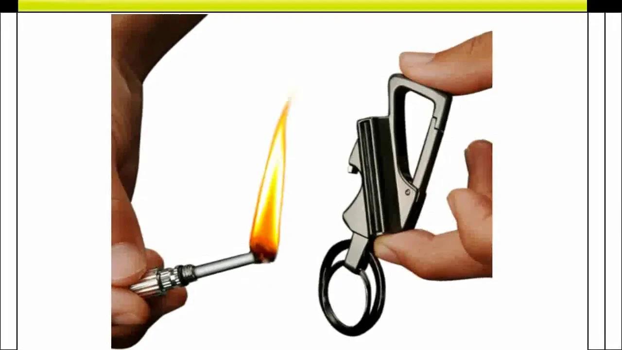 Zinc Alloy Permanent Match Lighter Survival Flint Torch Lighters ...
