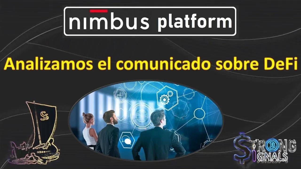 Nimbus Platform analizamos el comunicado sobre DeFi