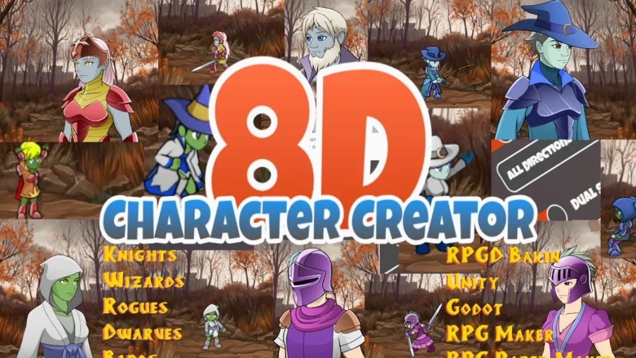 A HUGE New Character Sprite Generator Has Just Dropped || 8D Character Creator