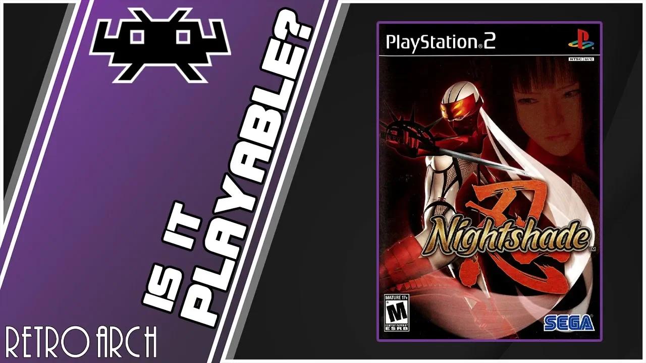 Is Nightshade Playable? RetroArch Performance [PS2 | PCSX2]