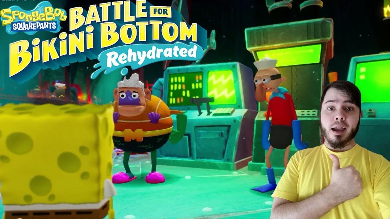 LA TRITOCUEVA TRITONMAN Y CHICO PERCEBE en BOB ESPONJA BATTLE FOR ...