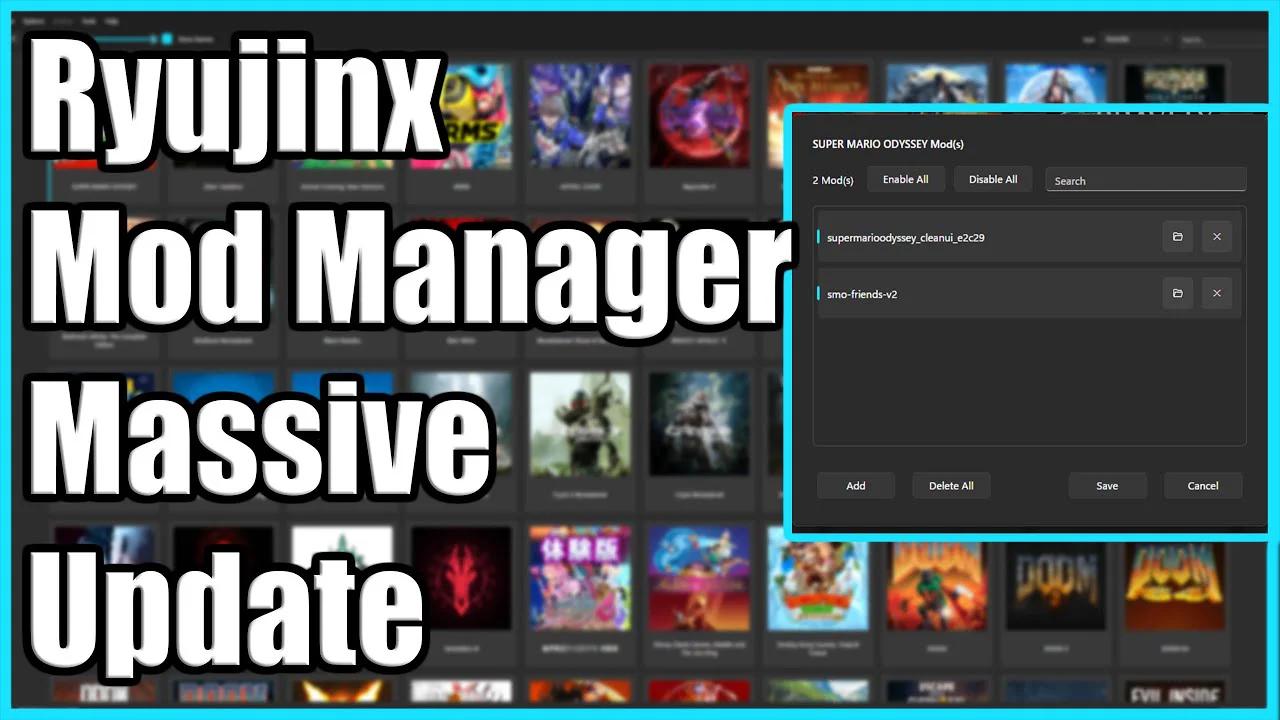 Ryujinx Mod manager Got A Massive Update!