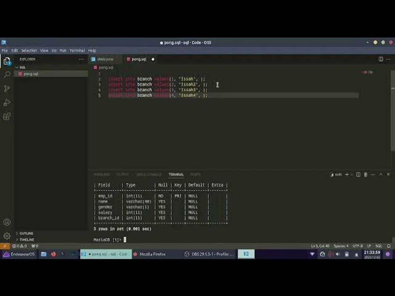 How to Create a Company Database using SQL | SQL Tutorial