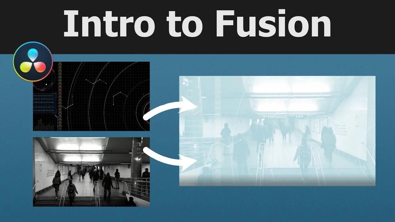 How To Start Using Davinci Resolve Fusion Davinci Resolve Fusion 16 Beginner Tutorial