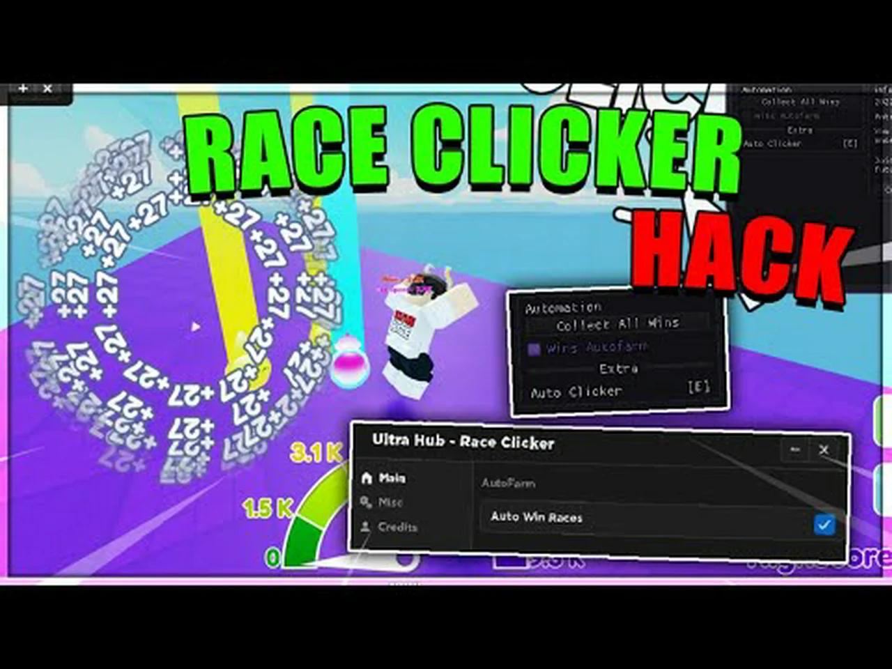 Race Clicker Script Hack 🏆 Infinite Speed, Auto Farm & More! (*PASTEBIN*)