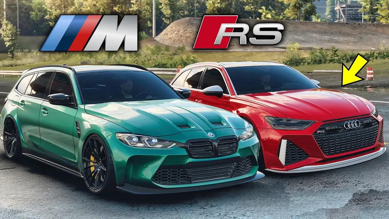 NFS Unbound: BMW M3 Competition Touring VS Audi RS6 Avant