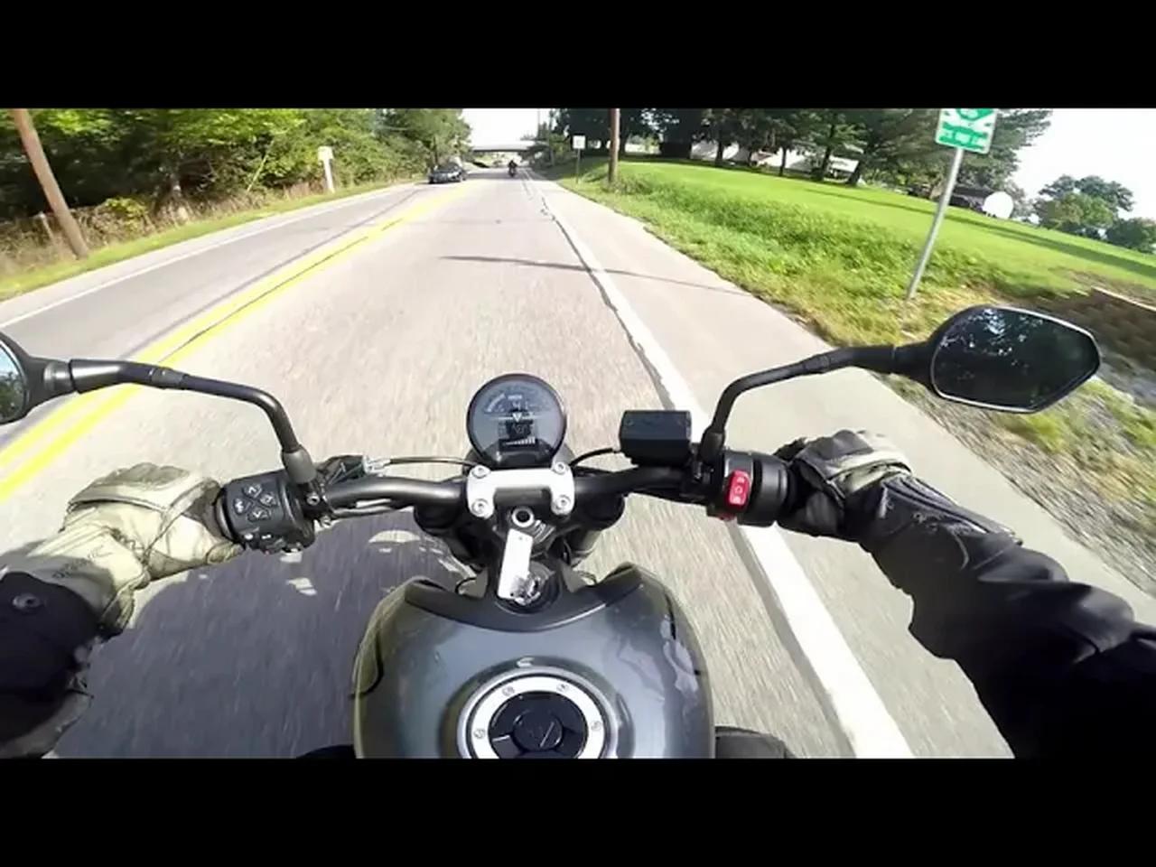 Triumph Trident ride