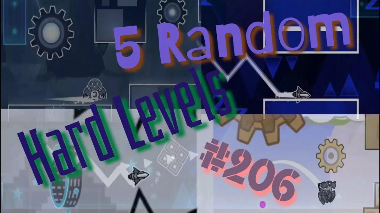 [GD] 5 Random Hard Levels #206 (Mobile)