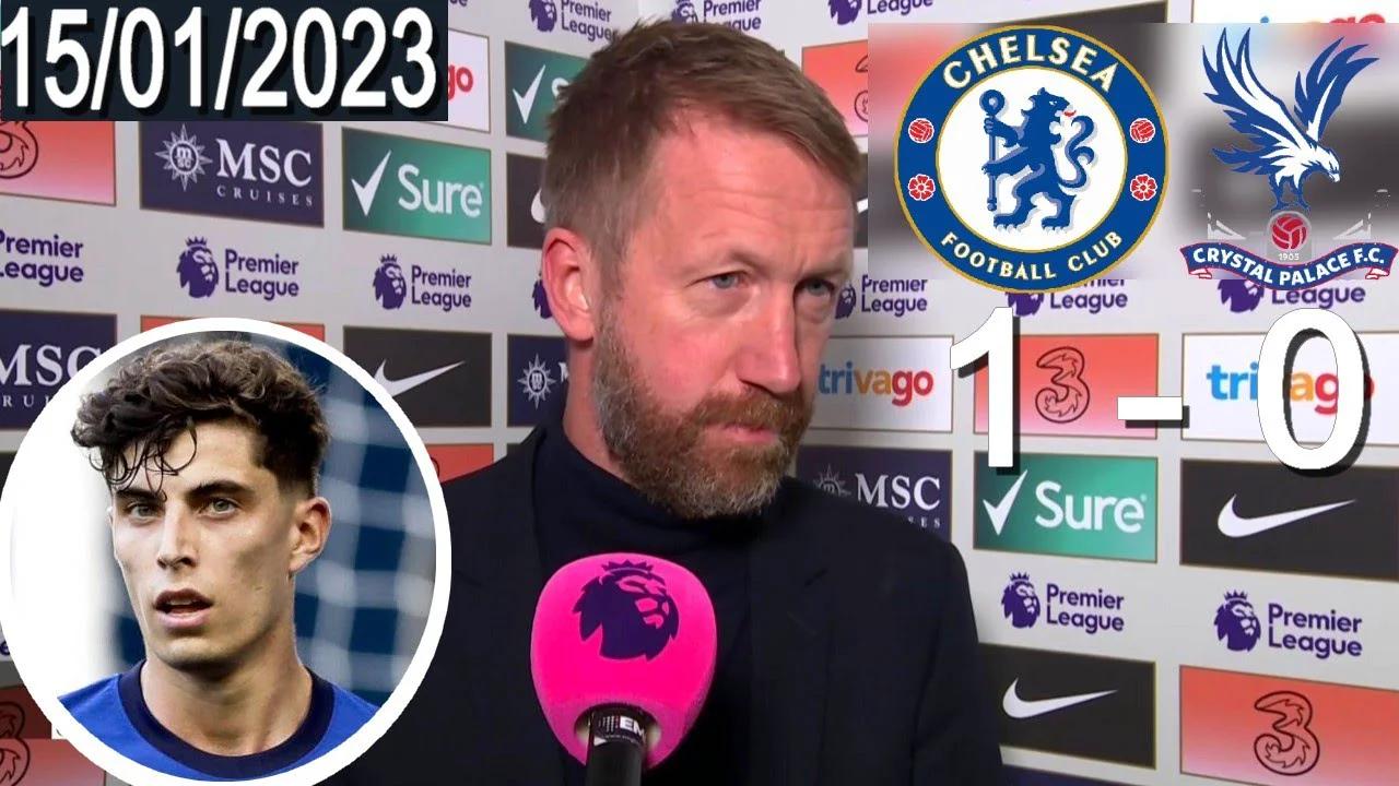 Graham Potter Kai Havertz Post Match Interview Chelsea FC 1 vs 0 ...