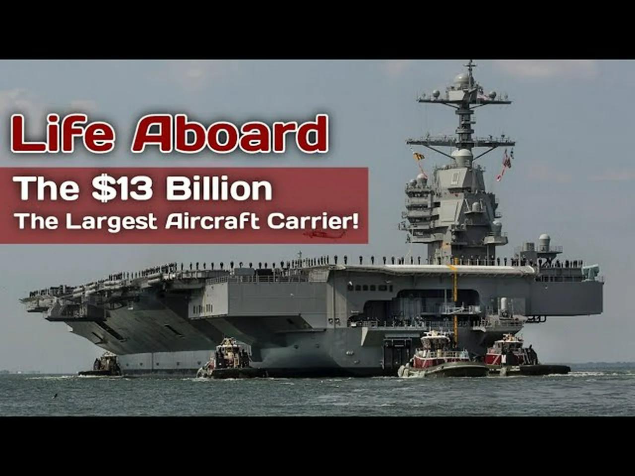 Life Inside World's Largest 13 Billion Aircraft Carrier in the Ocean | USS Gerald R. Ford