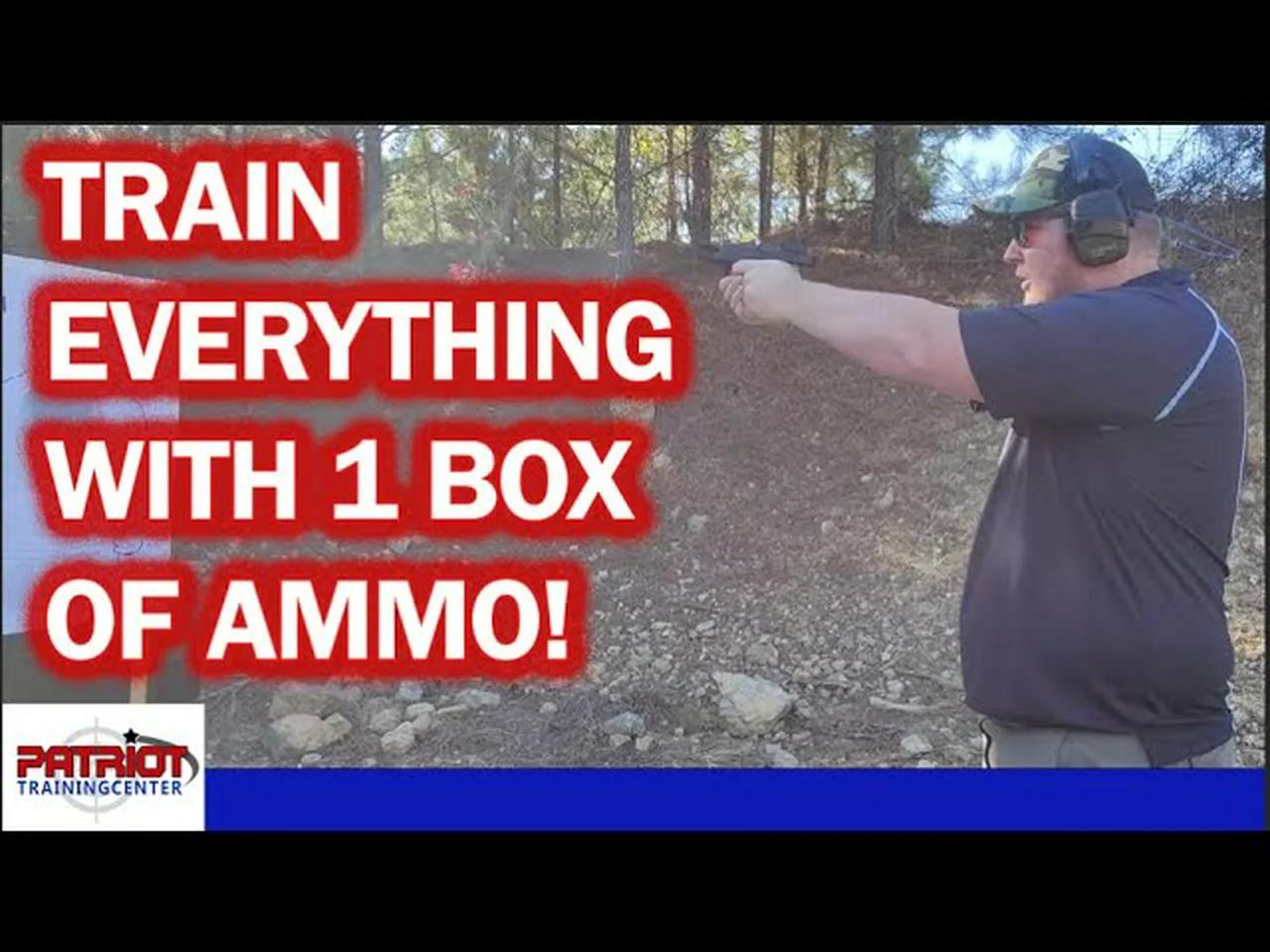 How To Practice Long Distance Pistol Shooting With 1 Box Of Ammo