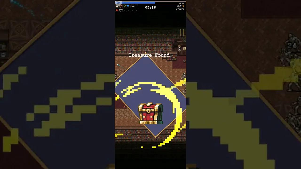 Vampire Survivors Inlaid Library Hyper Mode 30 Minute Complete Run