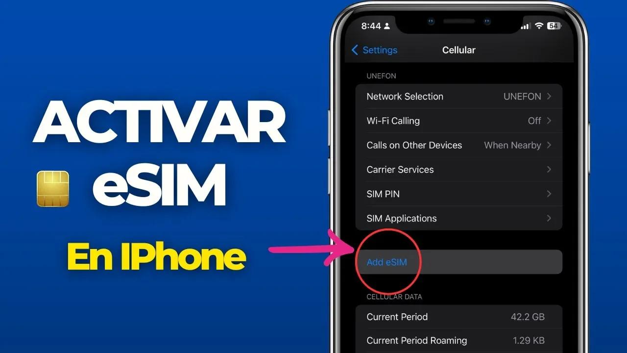 Como activar eSIM en el IPhone | Facil y rápido | Tutorial