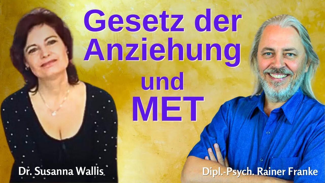 Dr. Susanna Wallis interviewt Rainer Franke(mit Klopfübung)