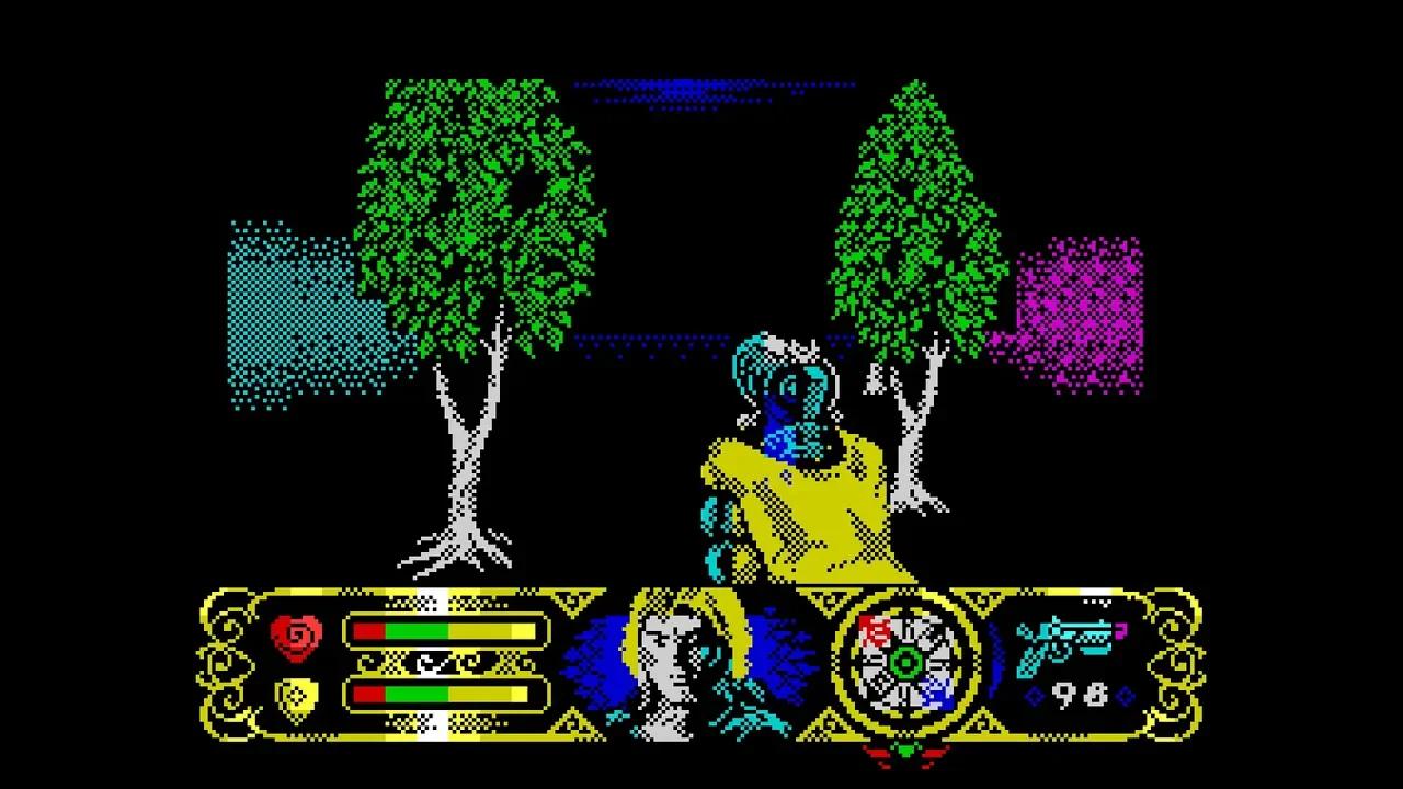 ZX Spectrum Game: The Dark - Redux (2021 Zosya) Longplay with cheats