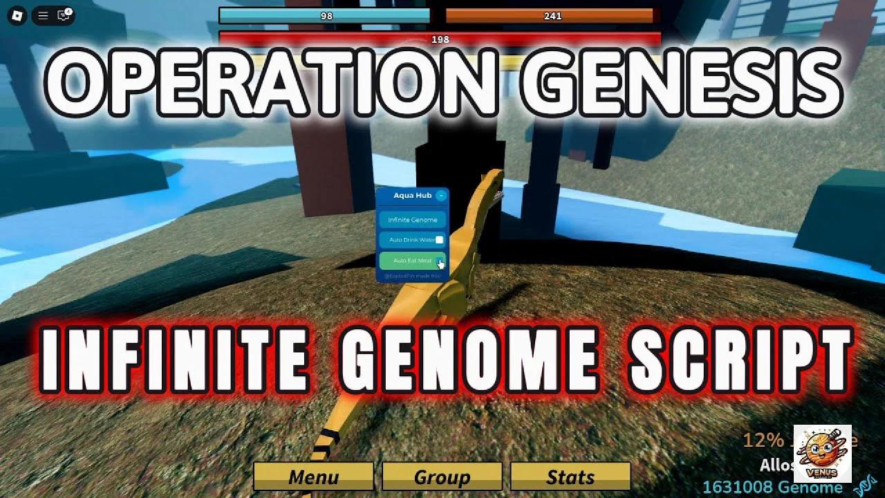 Operation Genesis SCRIPT ROBLOX 💥 UNLIMITED GENOME, AUTO EAT & AUTO ...
