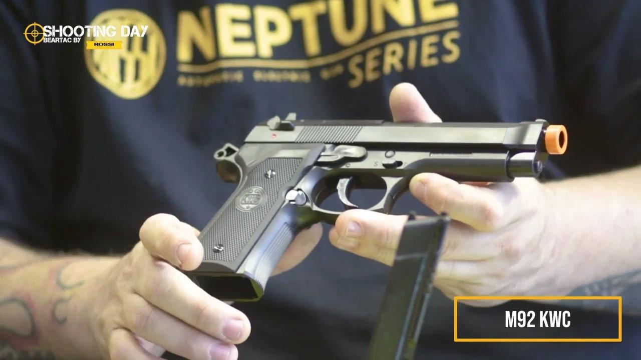 REVIEW PISTOLA AIRSOFT SPRING M92 - KWC