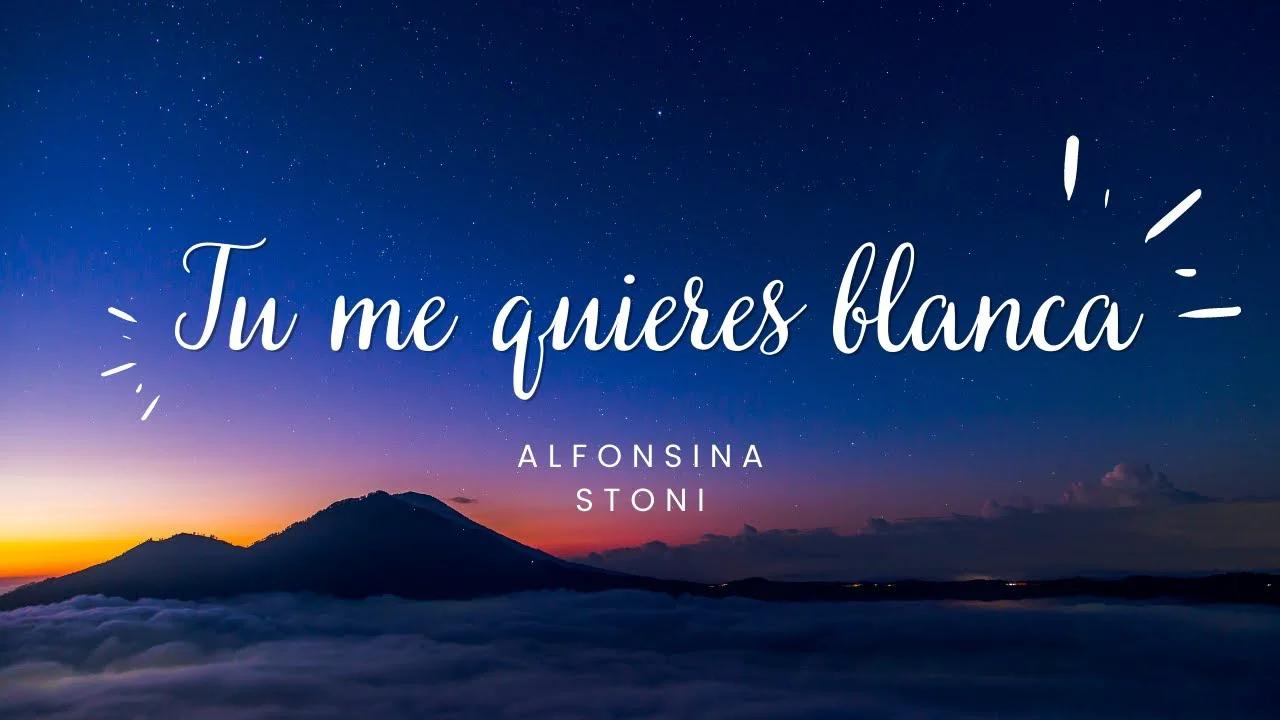POEMA COMPLETO | TU ME QUIERES BLANCA - ALFONSINA STORNI #poesia # ...