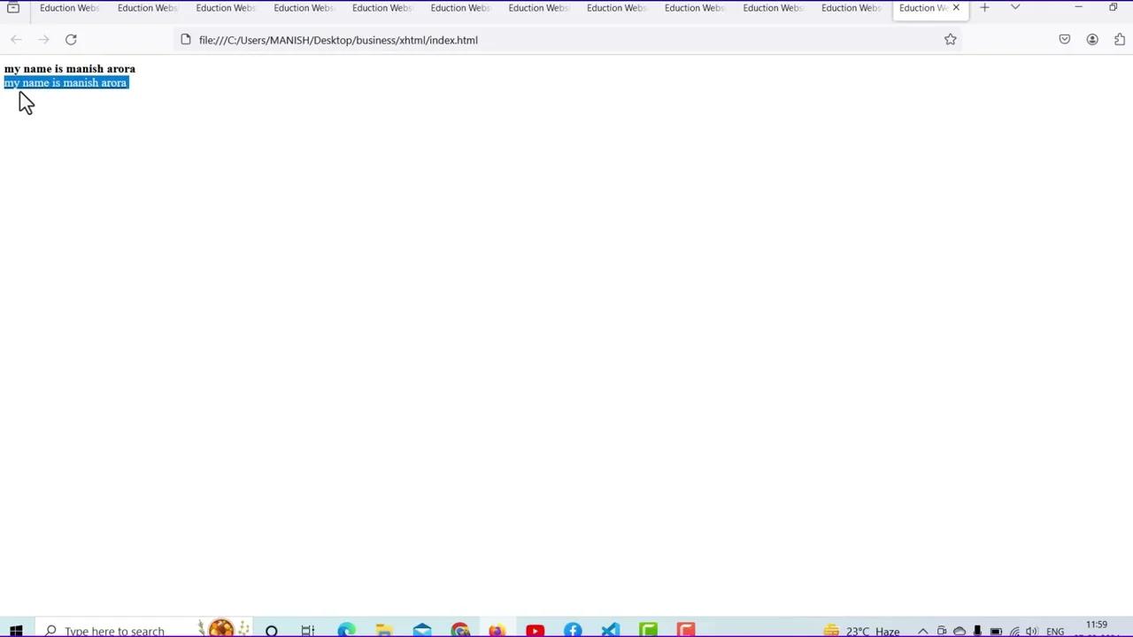 what is b tag in html I html for beginners I html for beginners in ...