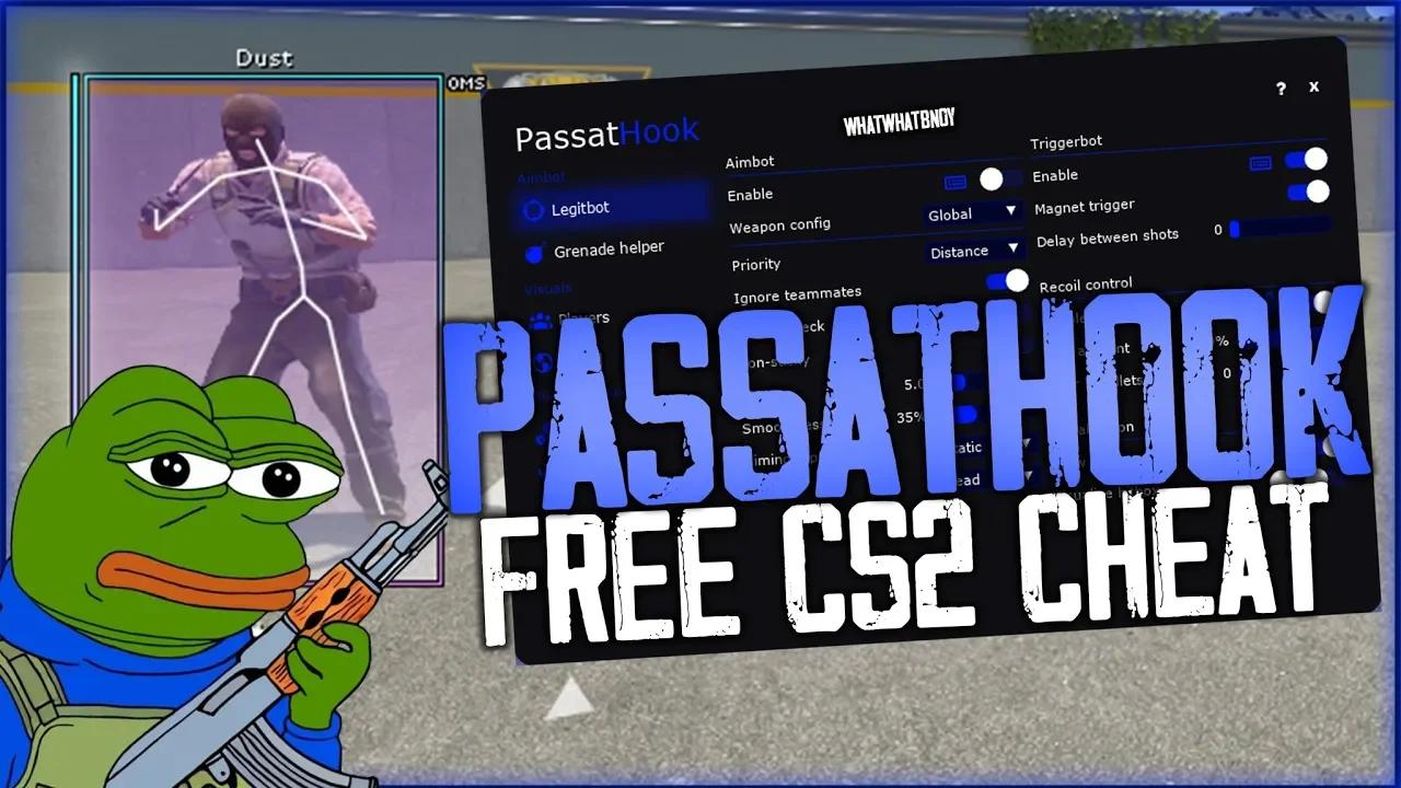 PassatHook CS2 - FREE EXTERNAL CHEAT FOR Counter-Strike 2 - AIMBOT/ESP/More + DOWNLOAD