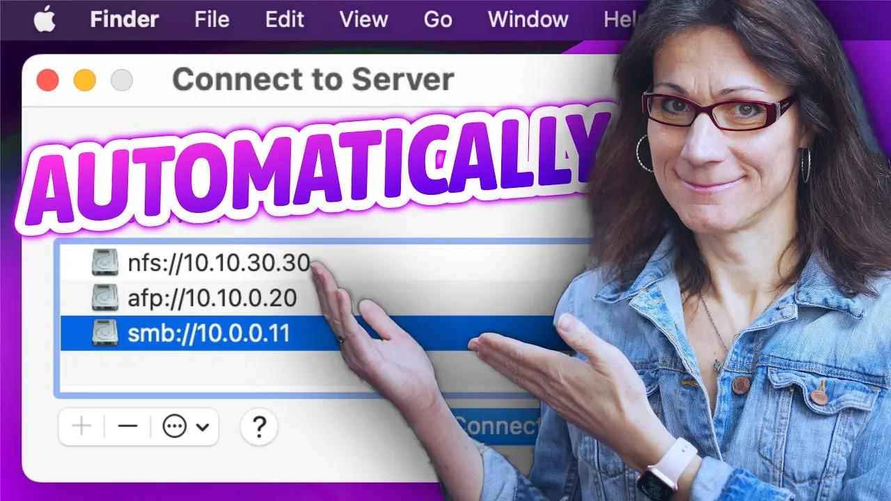 How to Mount Network Shares Automatically on Startup in macOS