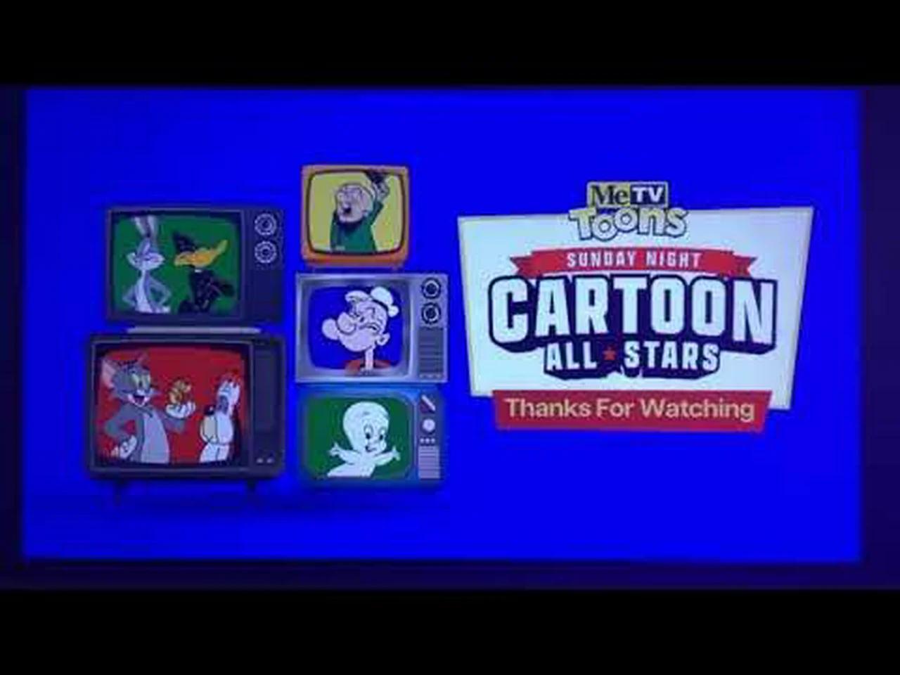 MeTV Toons Sunday Night Cartoon All Stars Outro Bumper