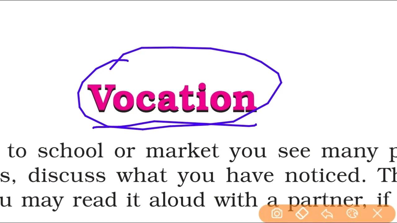 Vocation | CHAPTER 8 | CLASS 6 ENGLISH LITERATURE | ‎‎@ATOZSTUDYZ