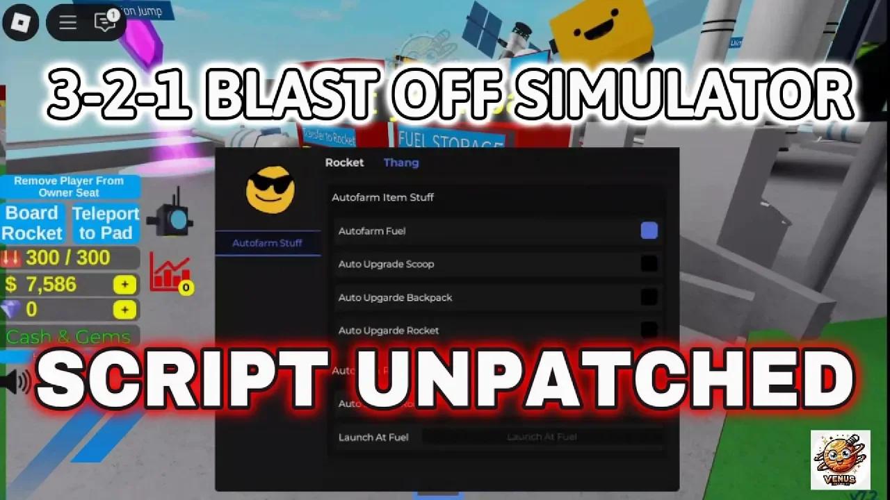 💥 WORKING 💥 3 2 1 Blast Off Simulator script 2025 🔥 AUTO FARM FUEL, AUTO UPGRADE | NO KEY