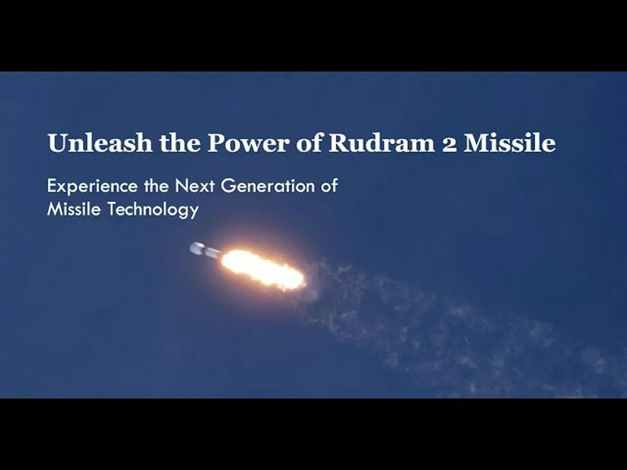 Rudram 2: The Deadly Missile That Can Destroy Enemy Radars