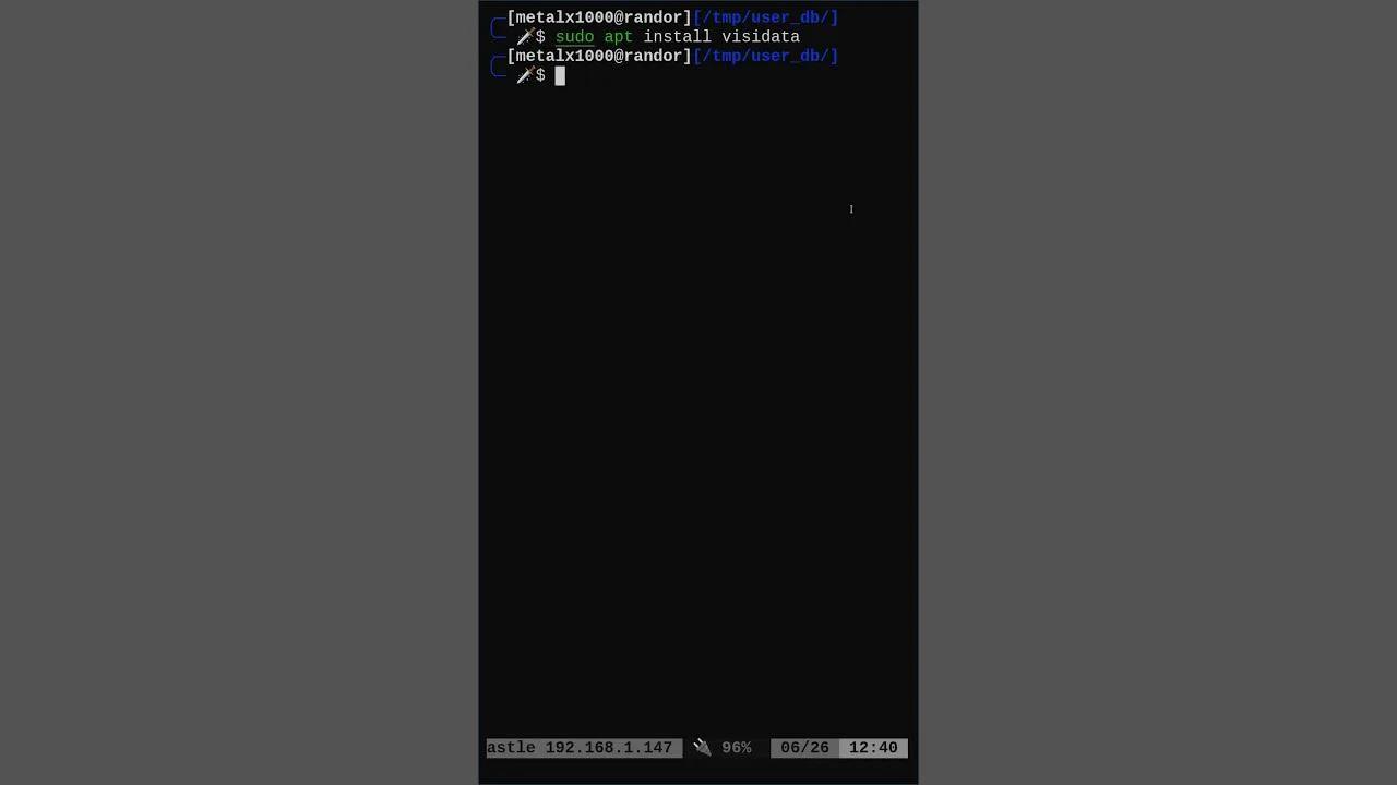Visidata Csv Linuxshell