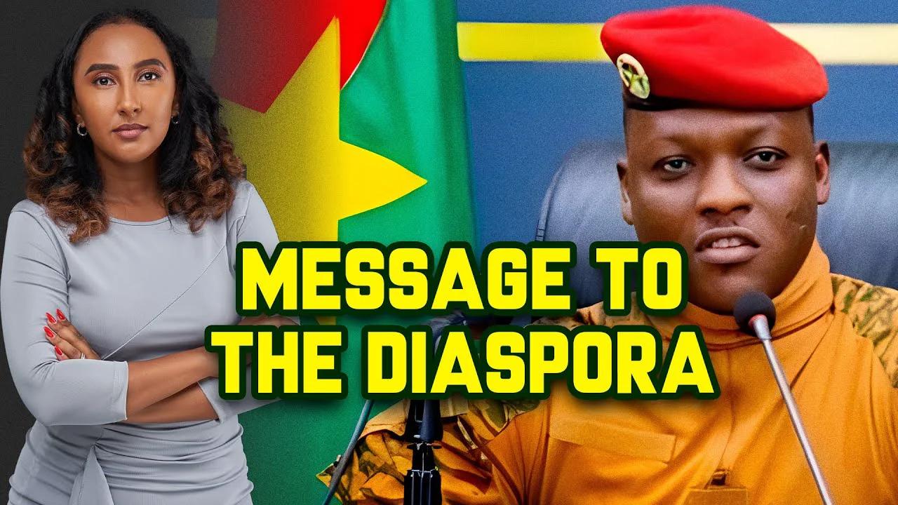 President Ibrahim Traore Address The African Diaspora Development ...